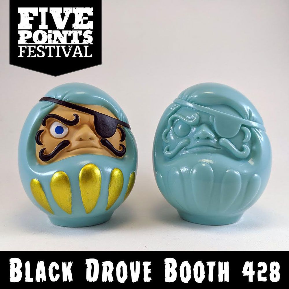 PNL Toy Works Kaizoku Daruma sofubi debut release for Five Points! - SpankyStokes.com | Designer ...